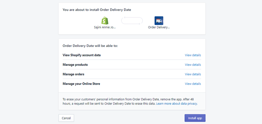 A complete guide on getting started with Order Delivery Date app